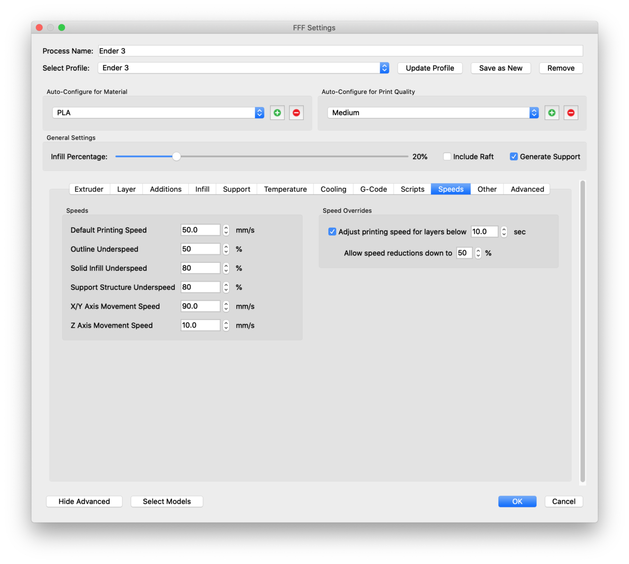 Printing Profile | Build It Full