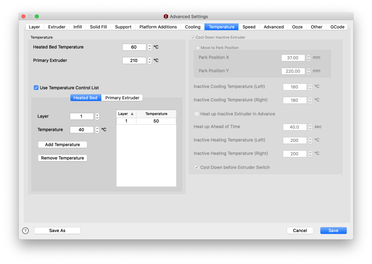 Printing Profile | Build It Full