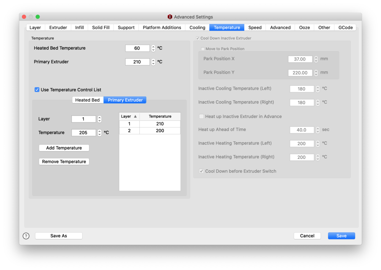 Printing Profile | Build It Full