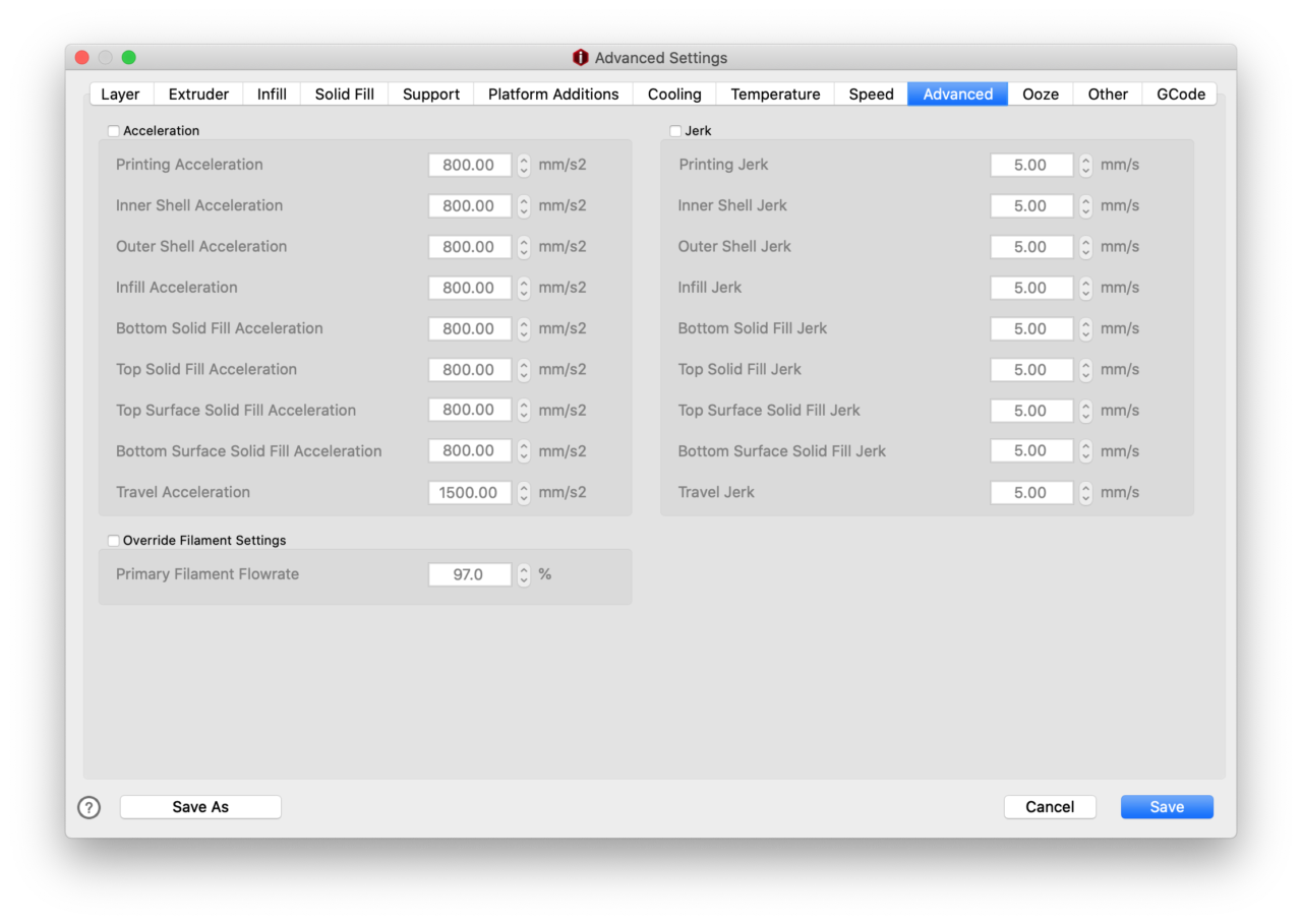 Printing Profile | Build It Full