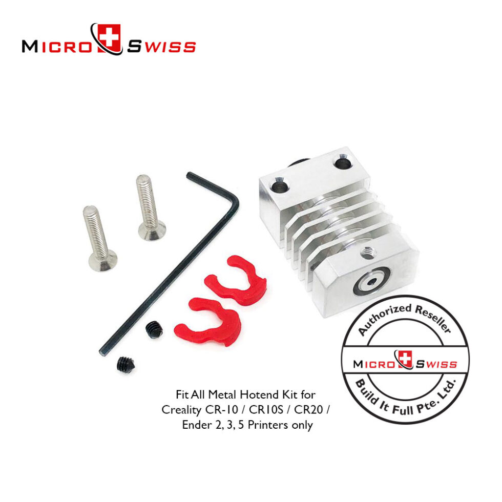 Replacement Cooling Block for Micro Swiss All Metal Hotend Kit for CR ...