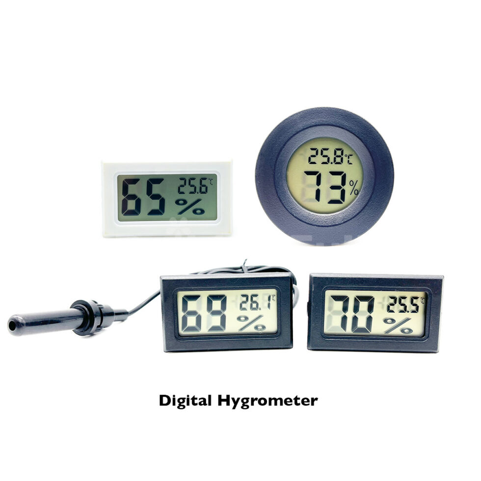 Digital Hygrometer / Humidity Sensor / Thermometer | Build It Full