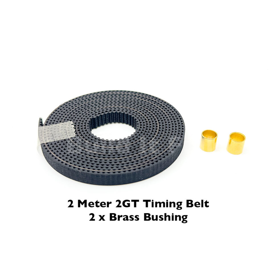 2GT Timing Belt 2 Meter with Brass Bushing | Build It Full