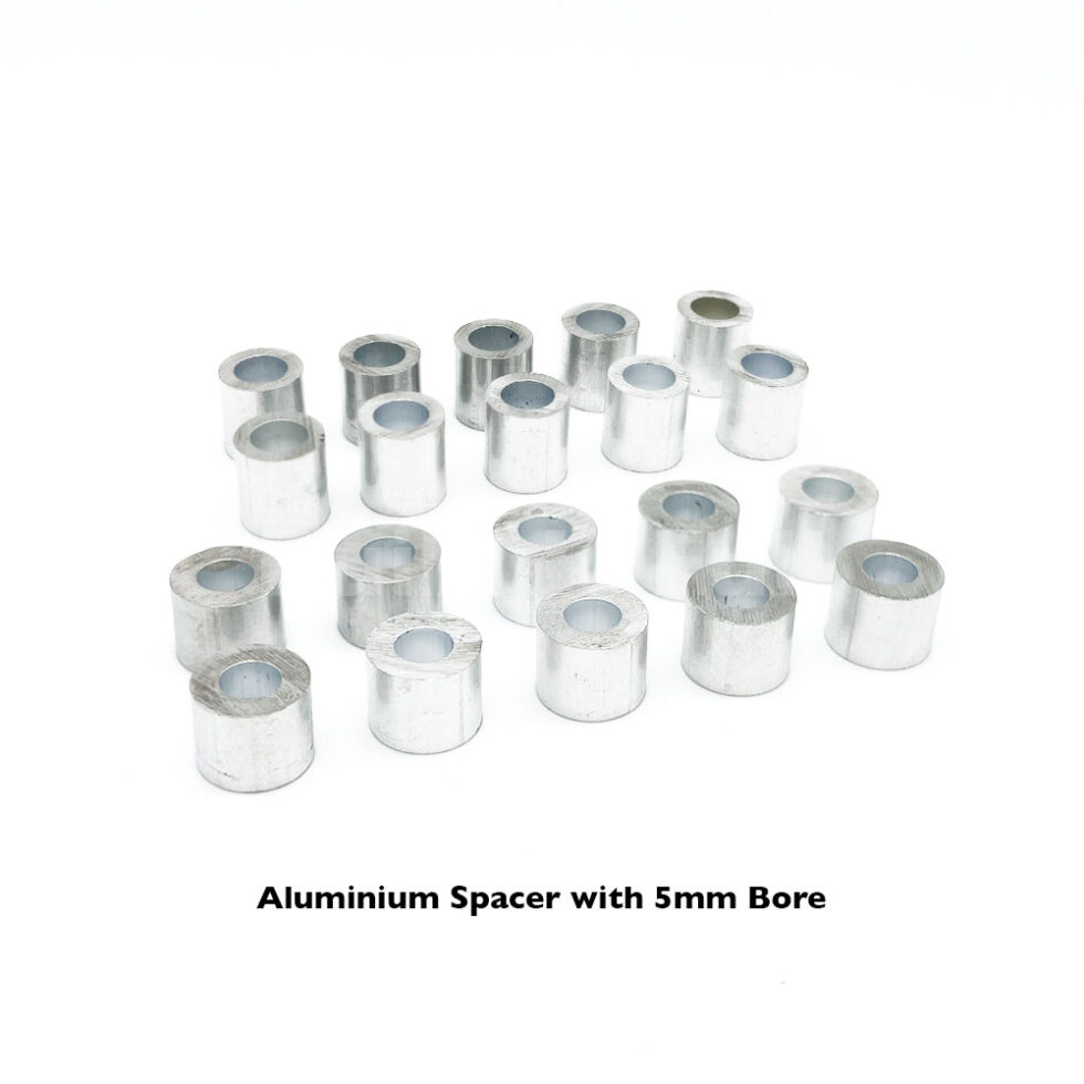 Aluminium Spacer with 5mm Bore (10pcs) | Build It Full