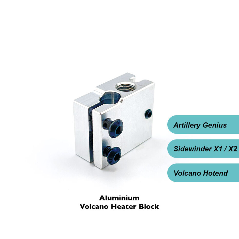 Aluminium Volcano Heater Block for Artillery Sidewinder/Genius | Build ...