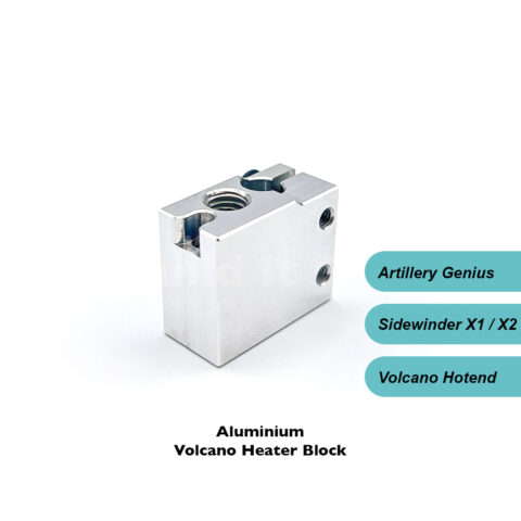 Aluminium Volcano Heater Block for Artillery Sidewinder/Genius | Build ...