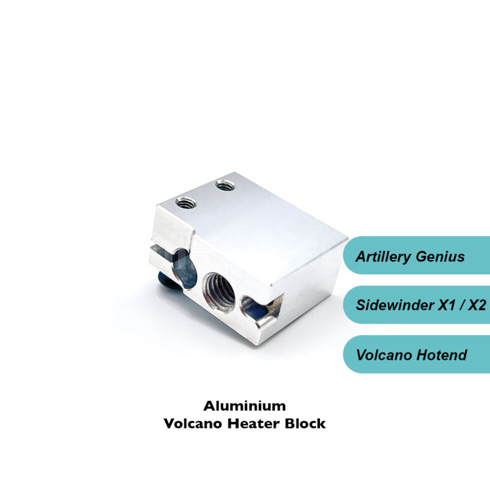 Aluminium Volcano Heater Block for Artillery Sidewinder/Genius | Build ...