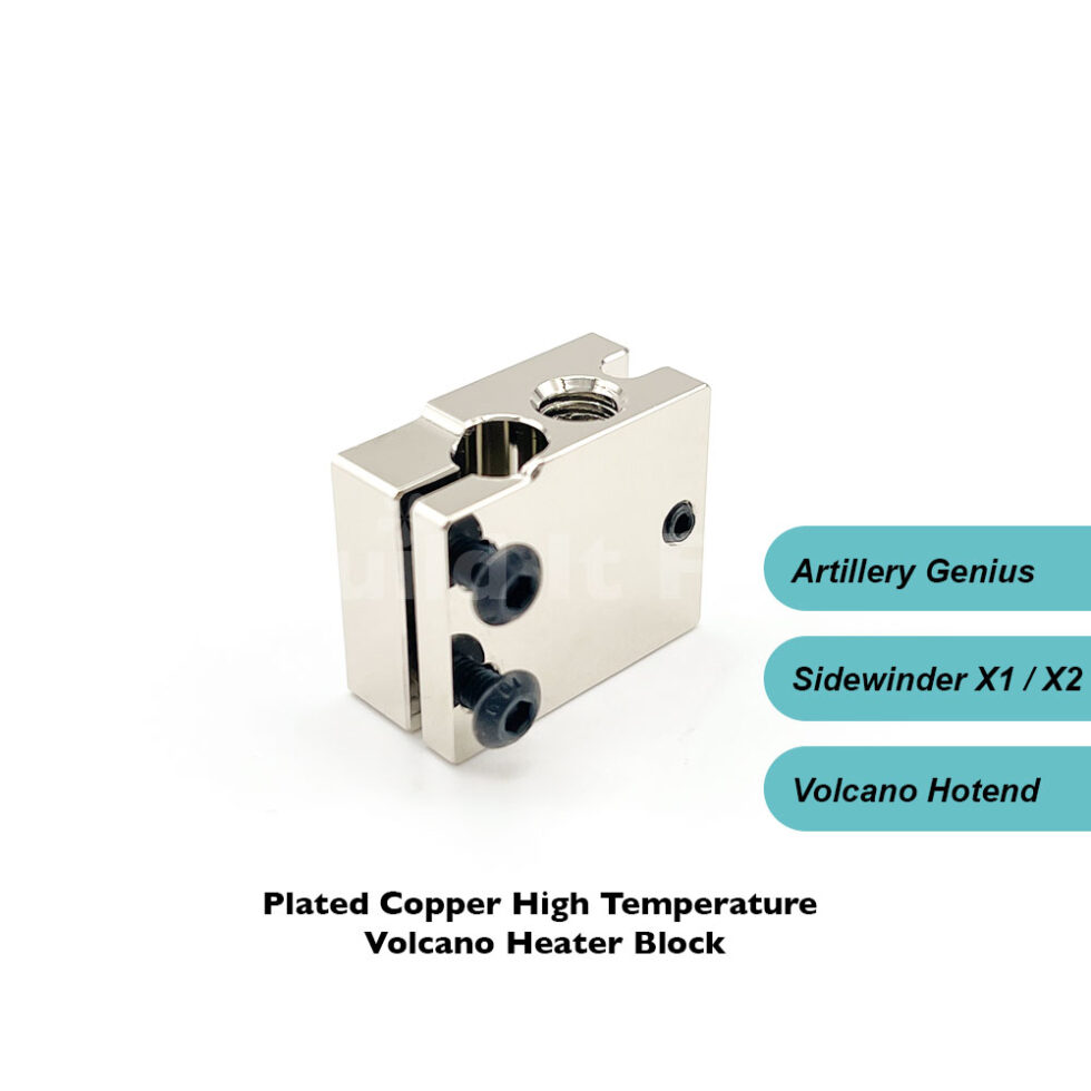 Plated Copper High Temperature Volcano Heater Block for Artillery ...