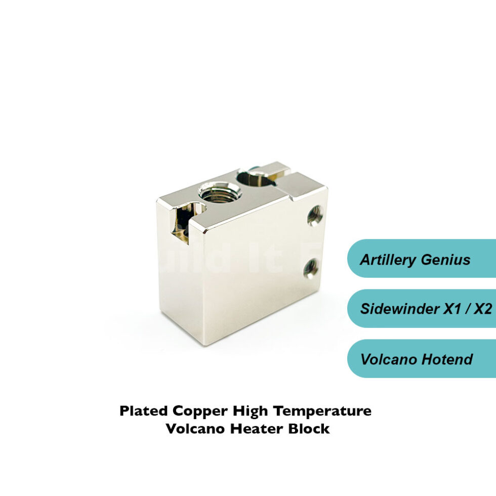 Plated Copper High Temperature Volcano Heater Block for Artillery ...
