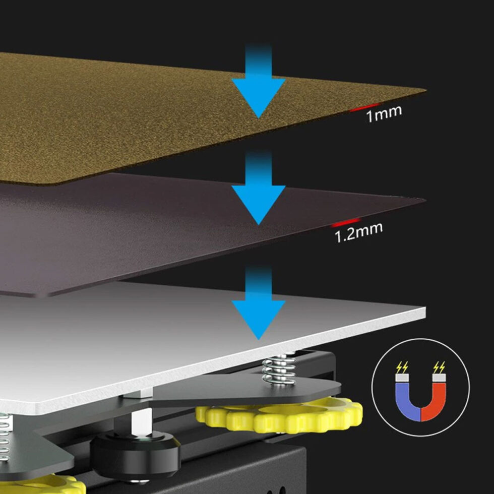 Double Sided Textured PEI Spring Steel Plate | Build It Full