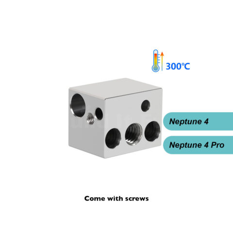 Aluminium Heater Block for Elegoo Neptune 4 / 4 Pro | Build It Full