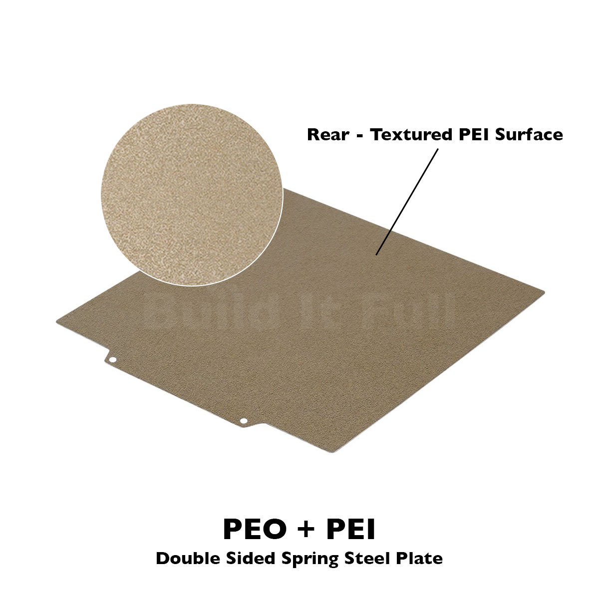 PEO + PEI Double-Sided Spring Steel Plate | Build It Full