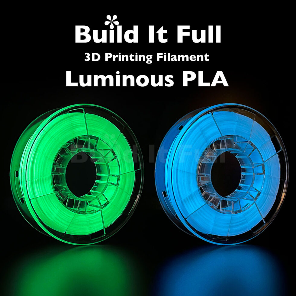 Luminous PLA Filament 1.75mm 1kg Build It Full | Build It Full