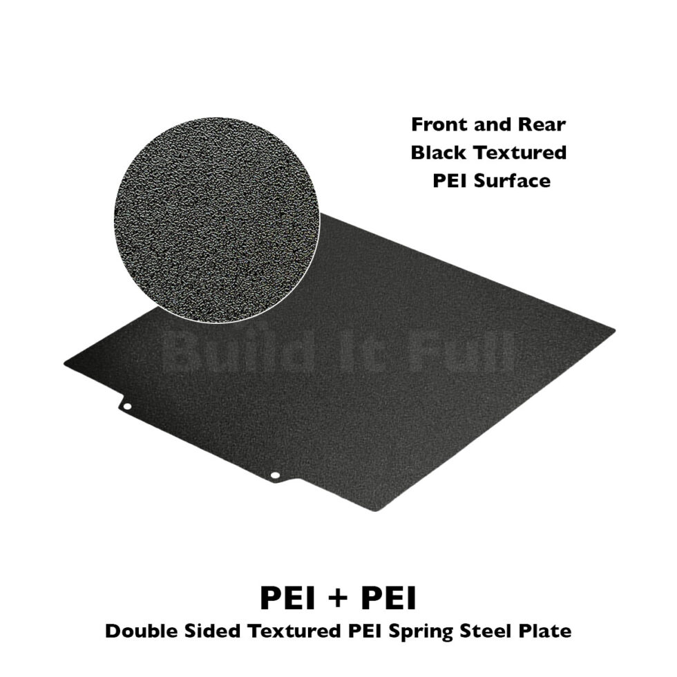 Double Sided Textured PEI Spring Steel Plate | Build It Full