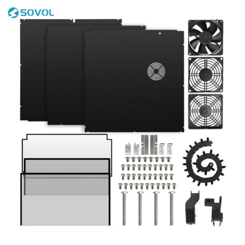Sovol SV08 Metal and Tempered Glass Open Enclosure | Build It Full